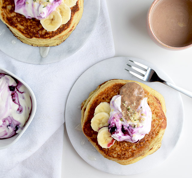 Pandekager med surdej - de bedste brunch pandekager - Cathrine Brandt