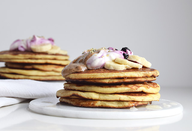 Pandekager med surdej - de bedste brunch pandekager - Cathrine Brandt